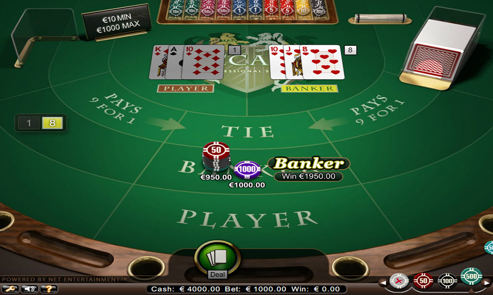 Play Baccarat VIP NetEnt | RTP: 98.94%