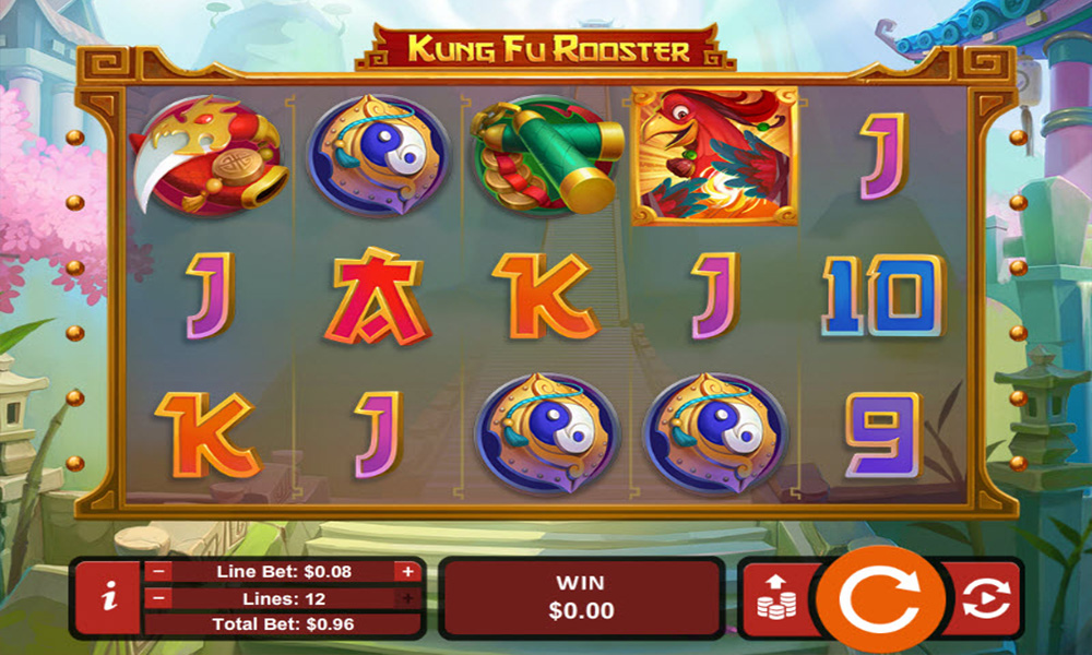Kung Fu Rooster Slot Game Review | RTG | 12 Paylines