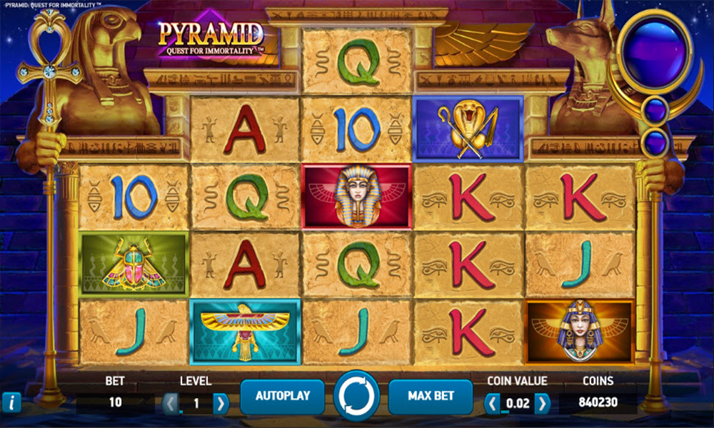 Pyramid: Quest for Immortality Review | NetEnt | 720 Ways to Win