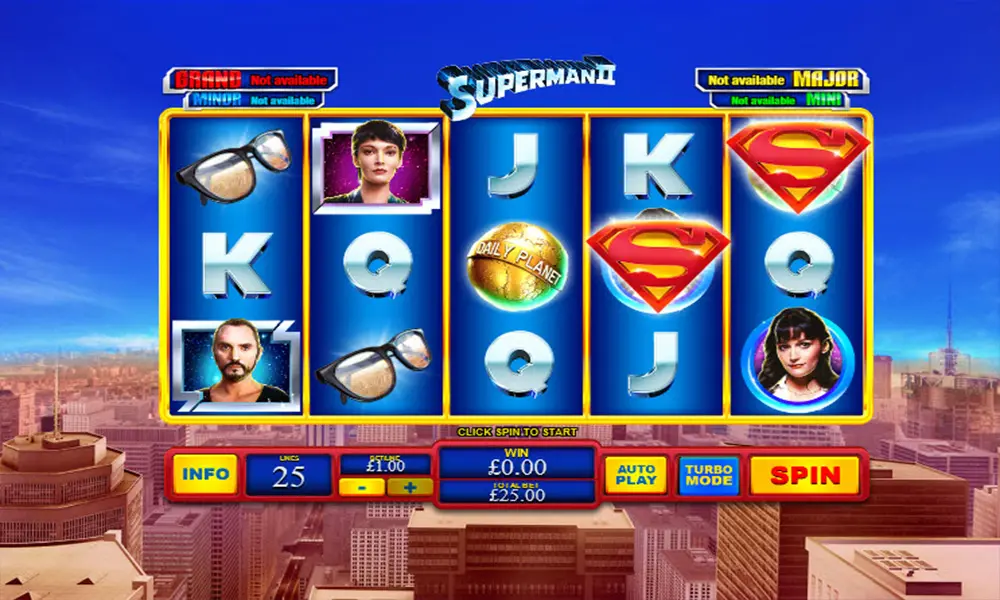 Superman 2 Online Slot Review | Playtech | 25 Paylines