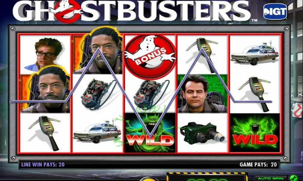 Ghostbusters Online Slot Review | IGT | 30 Paylines