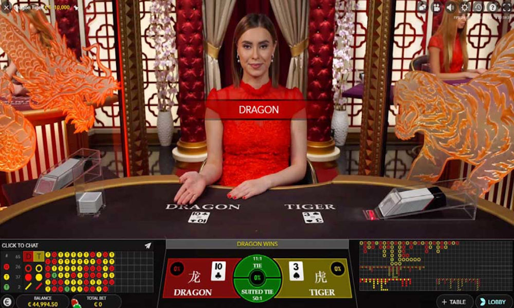 Play Live Dragon Tiger | Evolution Gaming | BestCasinos