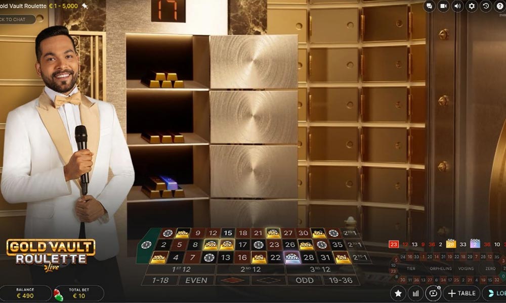 Gold Vault Roulette Review | Evolution | BestCasinos